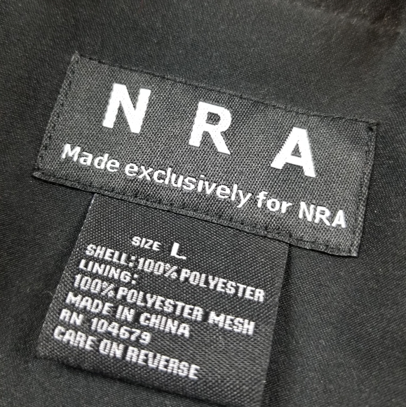 NRA | Jackets & Coats | Officials Nra Embroidered Logos Black ...